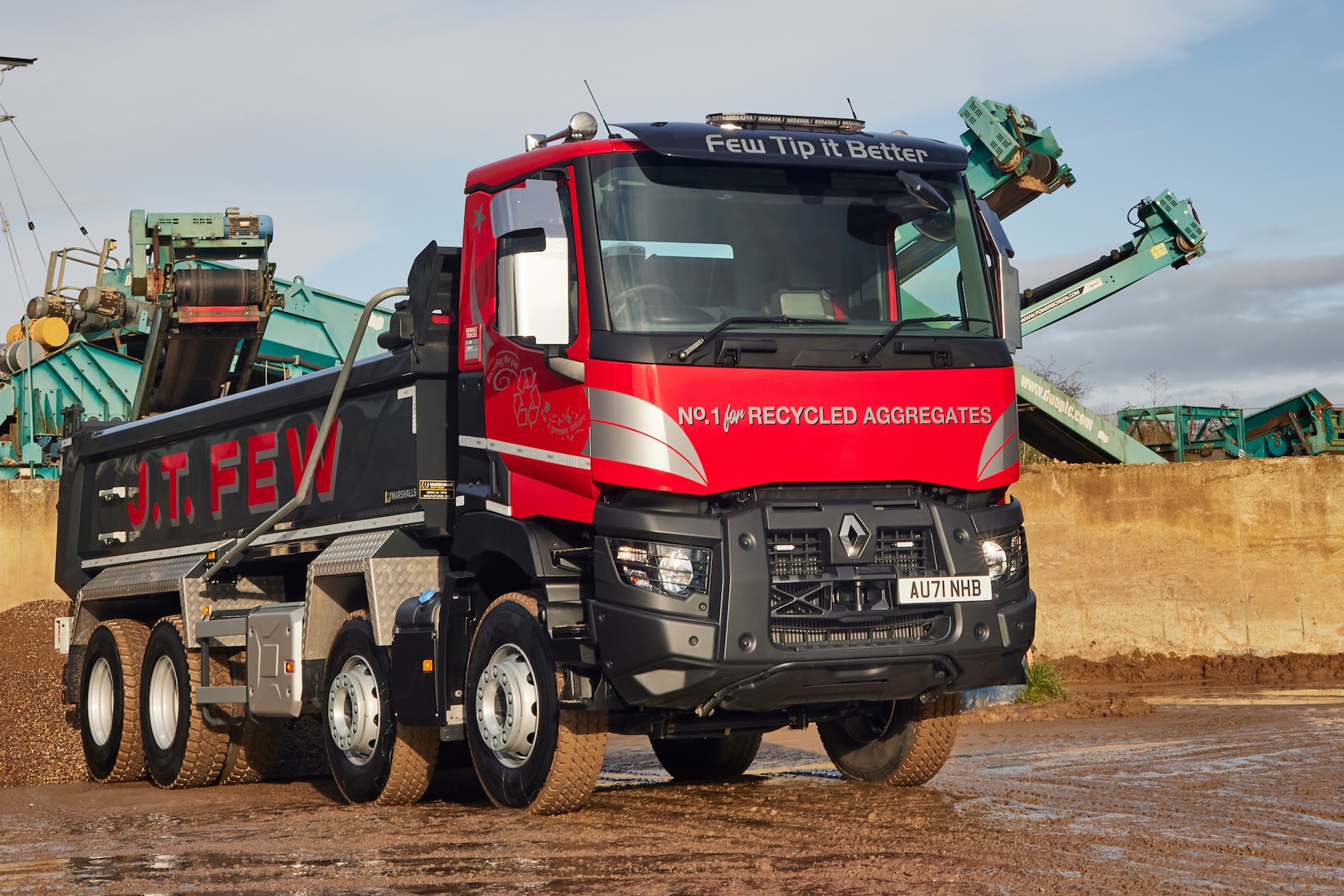 Tipper trucks enter service at J T FEW Plant Hire - Trucking