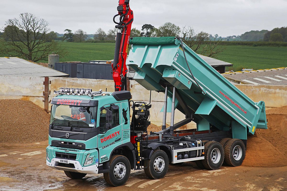 Doherty Grab Hire takes delivery of three new tippers - Trucking