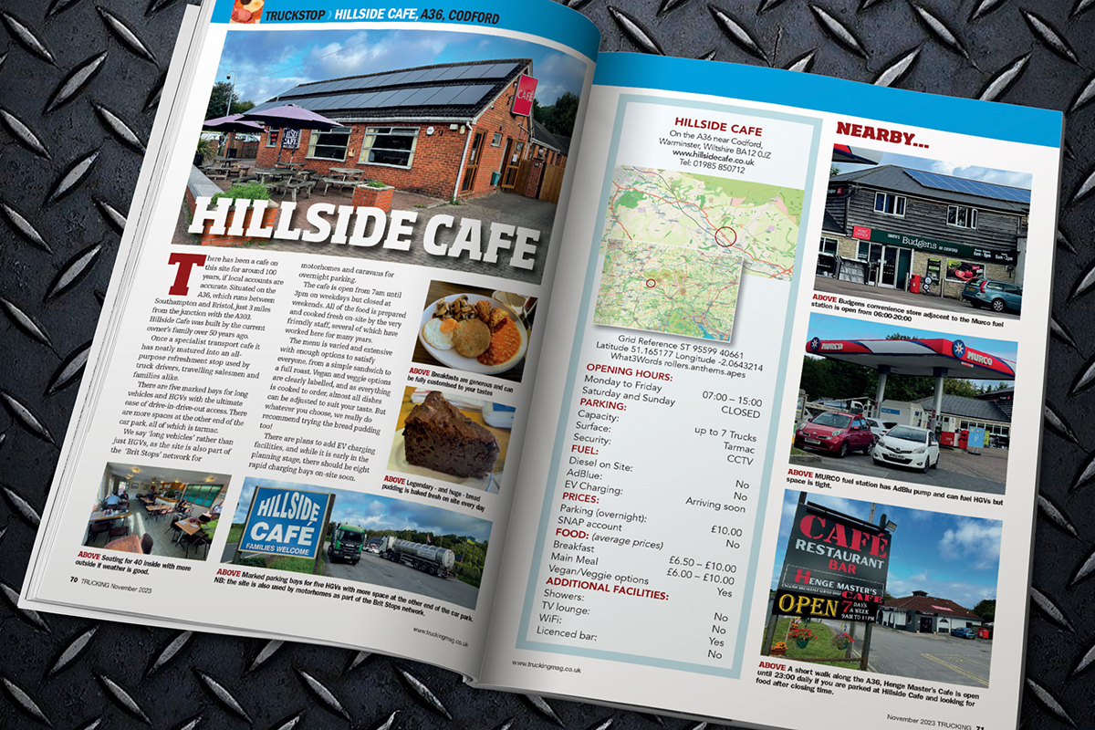 Truckstop Review: Hillside Cafe - Trucking