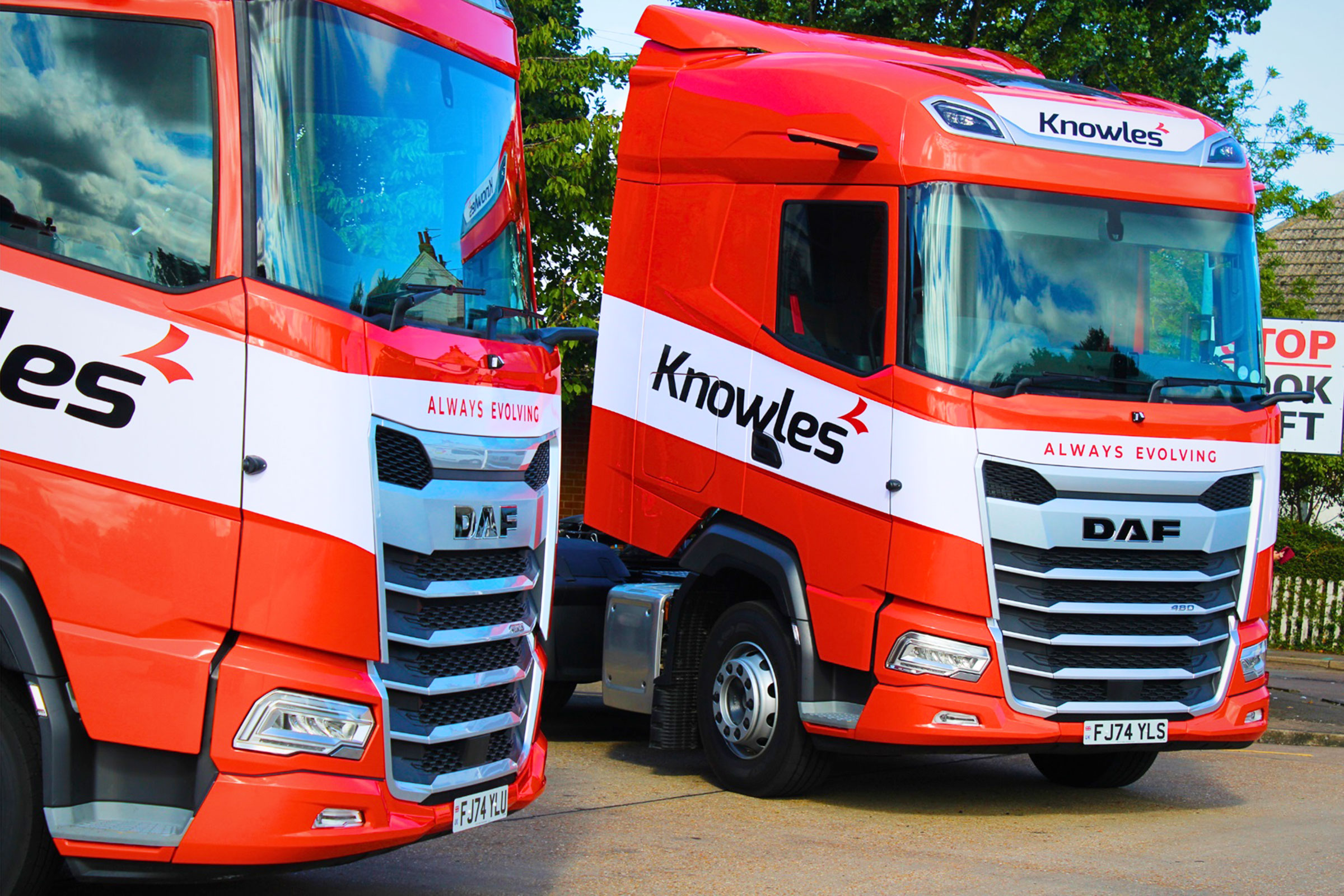 Knowles Logistics adds five DAF trucks to growing fleet - Trucking