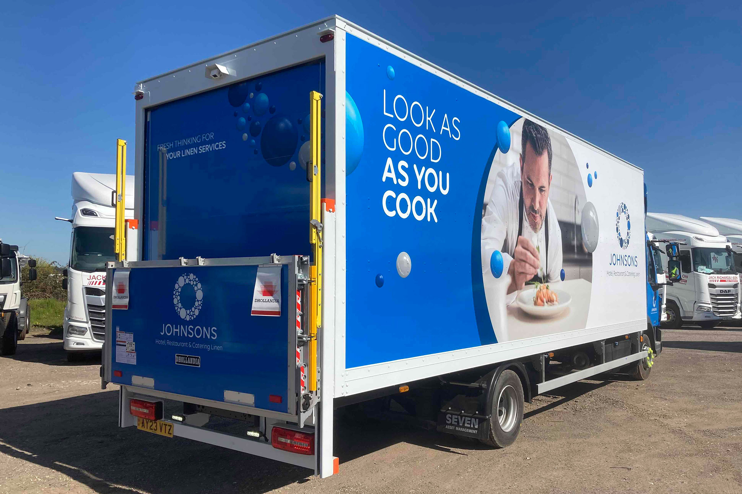 RGVA Marks 232 Vehicle Livery Solutions for Johnsons - Trucking