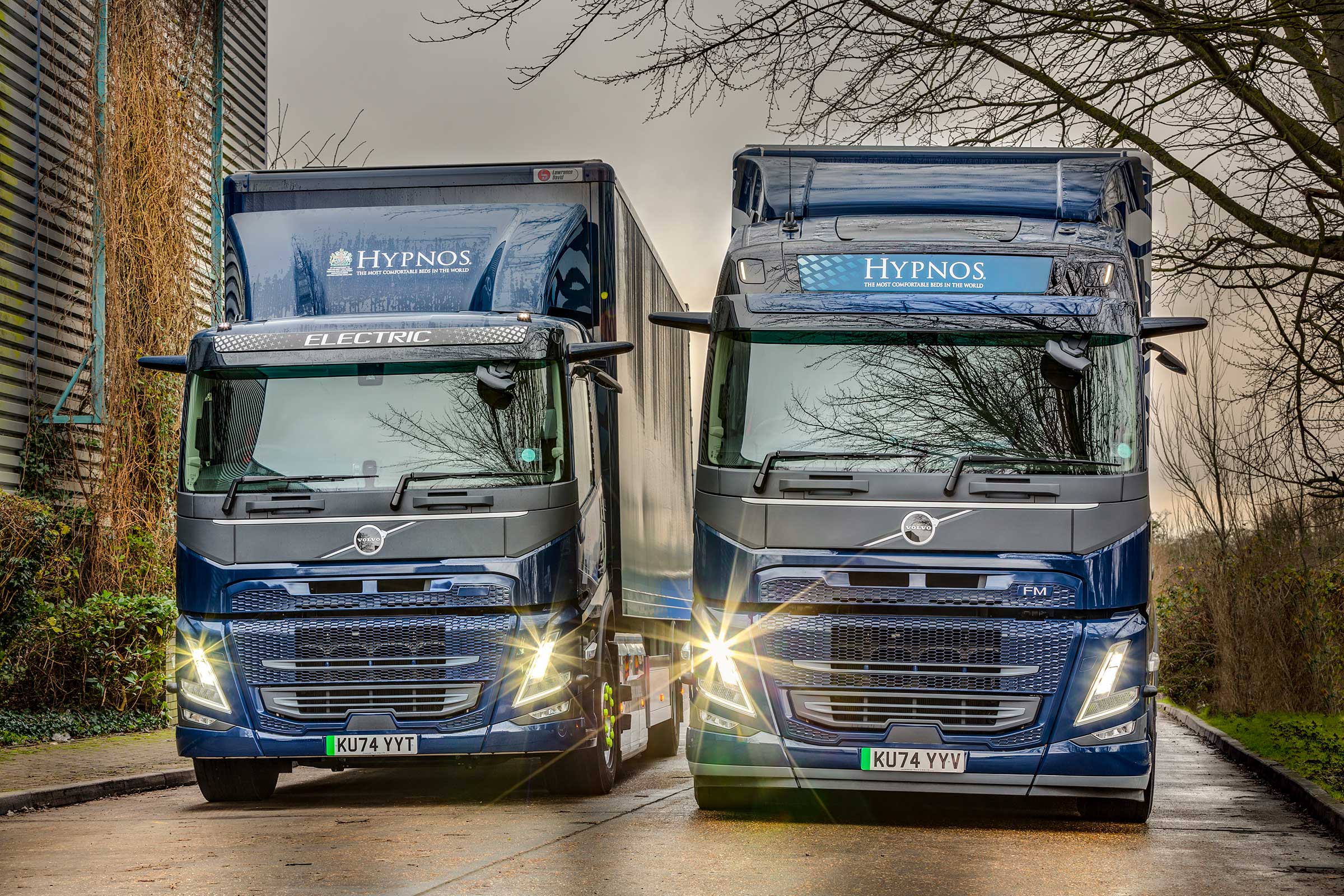DFDS and Hypnos Embrace Sustainability with Volvo FM Electric