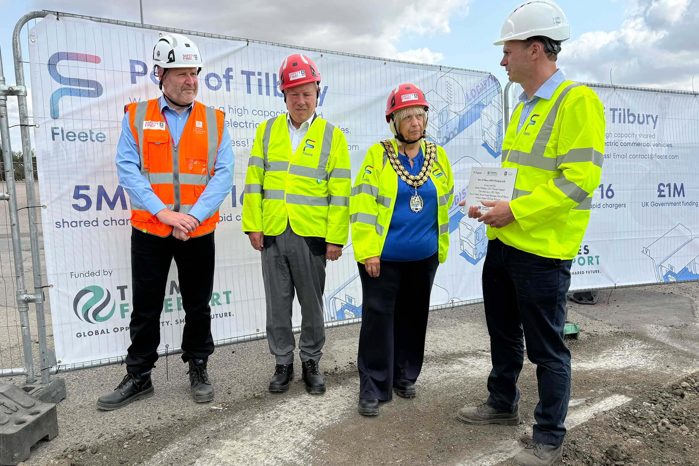 Fleete Breaks Ground on HGV Charging Hub at Port of Tilbury - Trucking