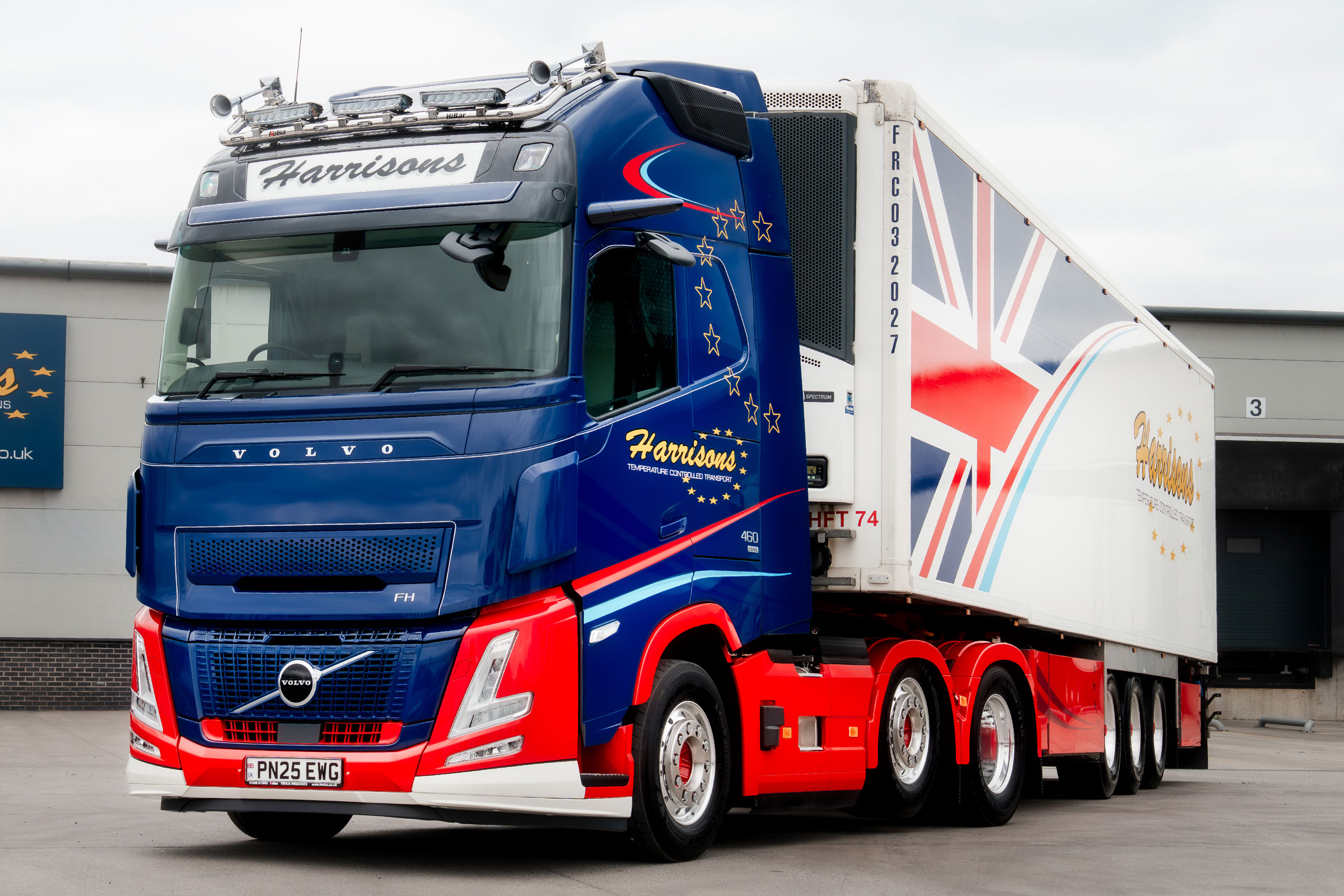 Harrison’s Transport Upgrades Fleet with Ten New Volvo FH Aeros